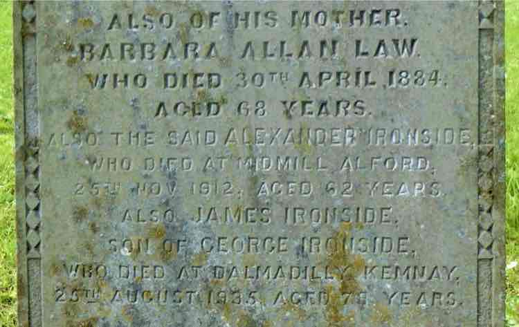 Alexander IRONSIDE (1849 - 1912)