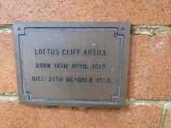 Loftus C ANTILL (1879 - 1968)