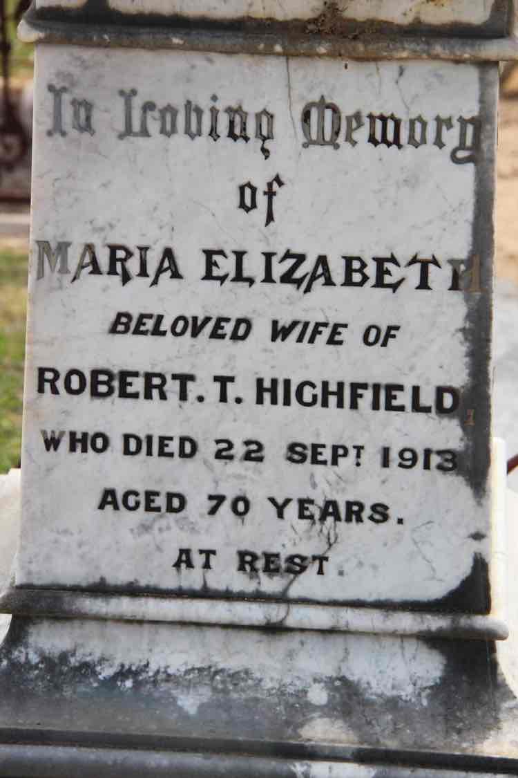 Maria Elizabeth HOWE (1843 - 1913)