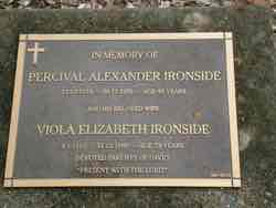 Percival Alexander IRONSIDE (1913 - 1959)