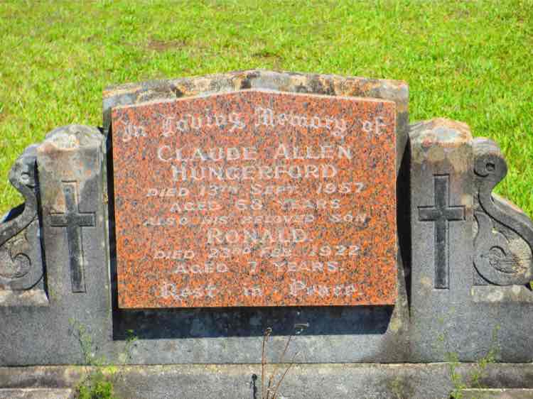 Ronald HUNGERFORD (1915 - 1922)